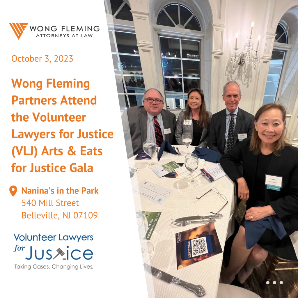 Wong Fleming Partners Attend the Volunteer Lawyers for Justice (VLJ ...