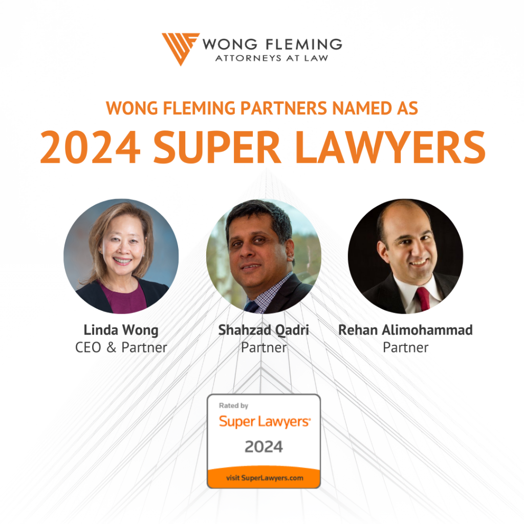 Wong Fleming Partners Named as 2024 Super Lawyers - Wong Fleming